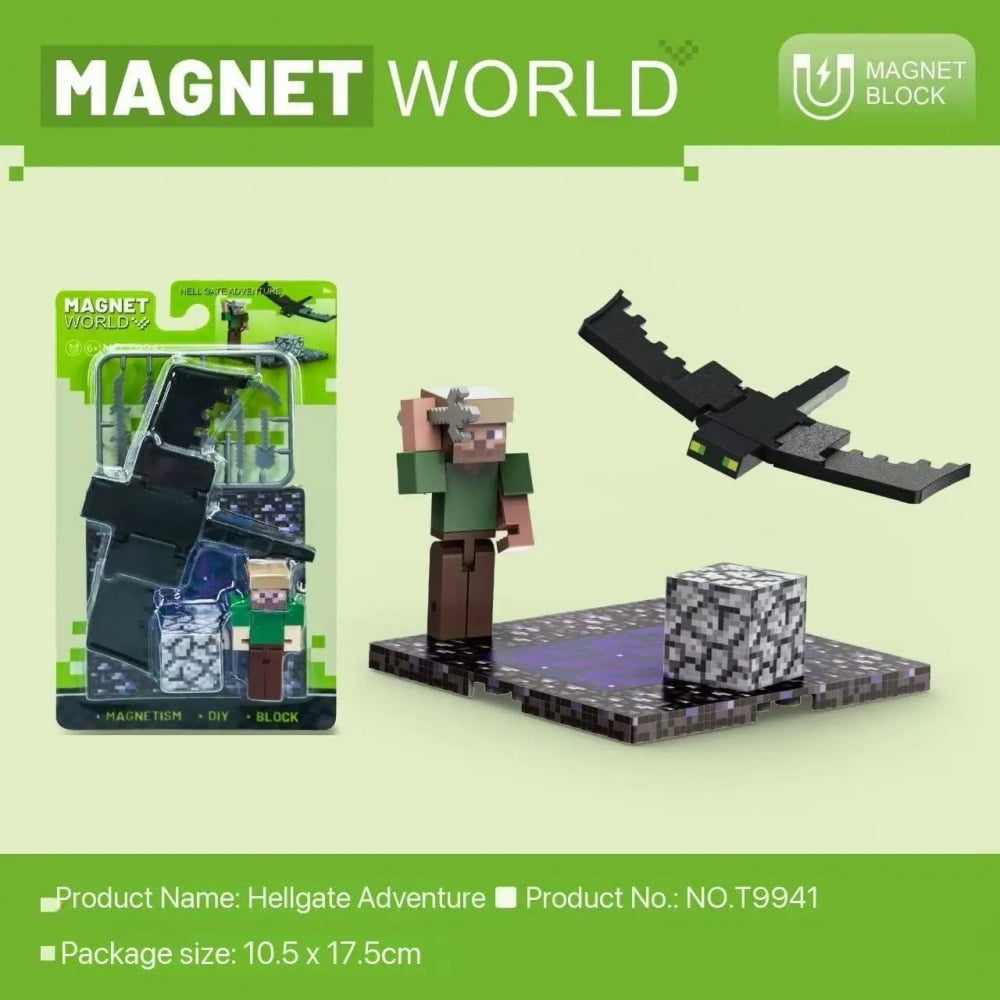 Magnetic Assemble Building Blocks Magnet Construction Kit Toys DIY ...
