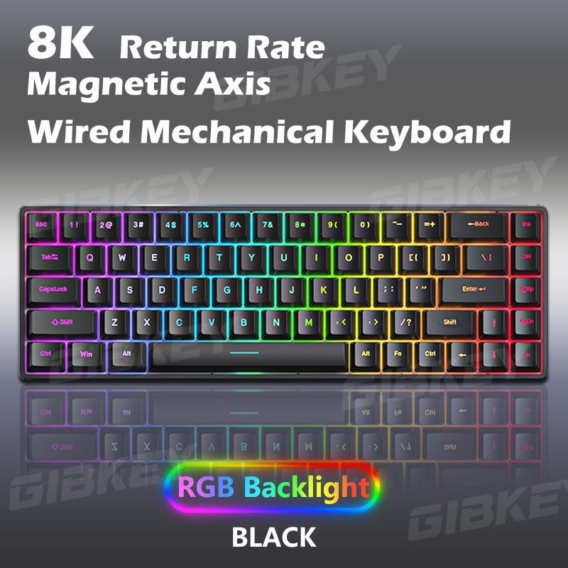 Magnetic Axis Gaming Mechanical Keyboard RGB Backlight 8K Return Rate ...