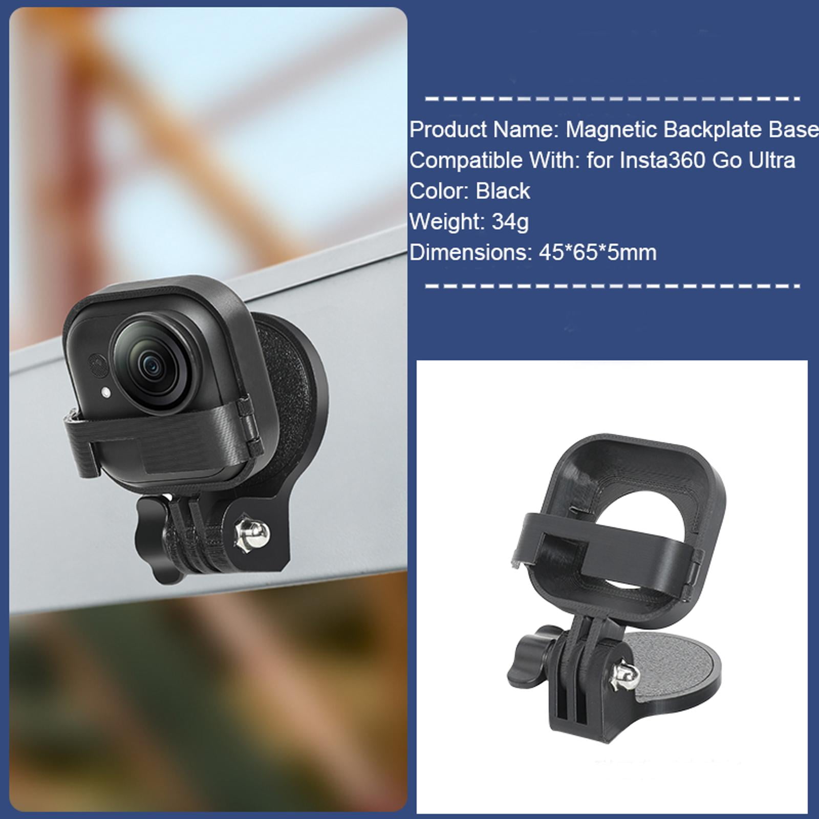 Magnetic Backplate Mount Base for Insta360 Go Ultra, Camera Quick ...