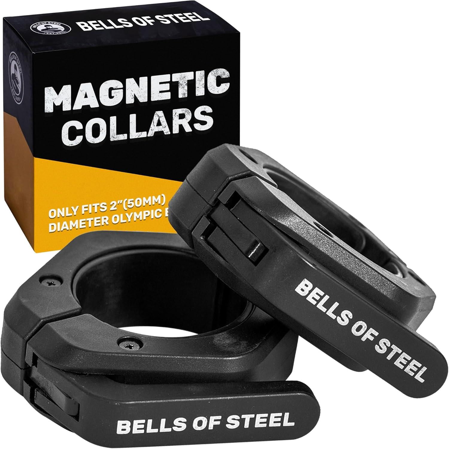 Magnetic Barbell Collars [Bells of Steel] Premium Weight Bar Clamps ...