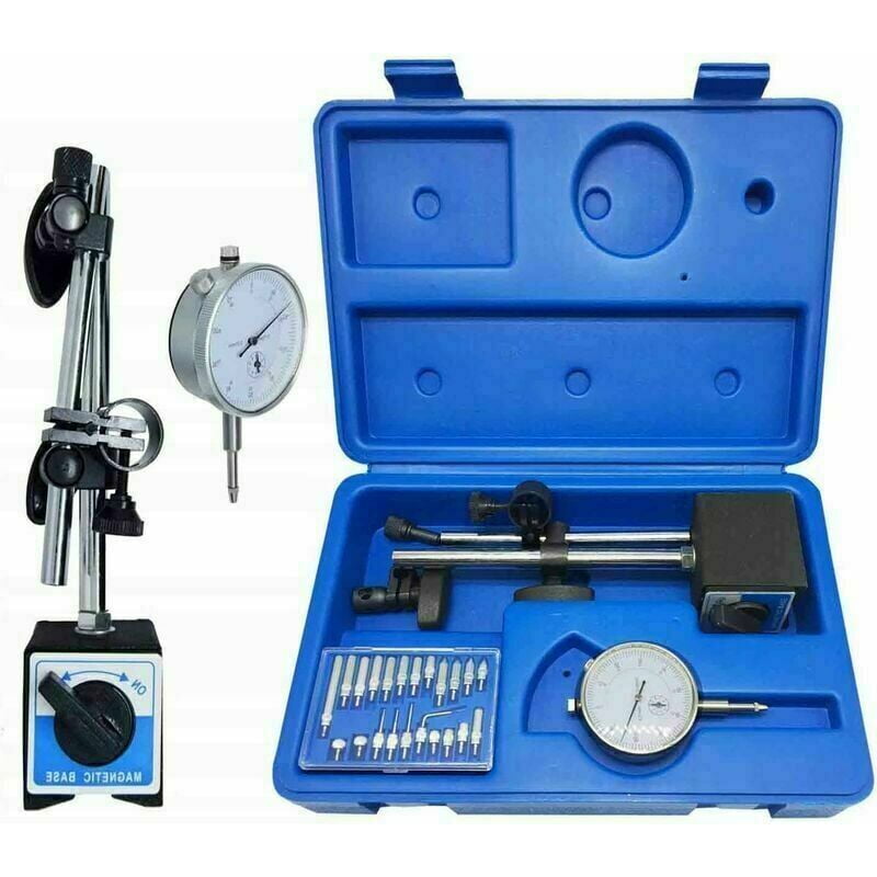 Magnetic Base Dial Indicator Base with Magnetic Base, Measuring Range ...