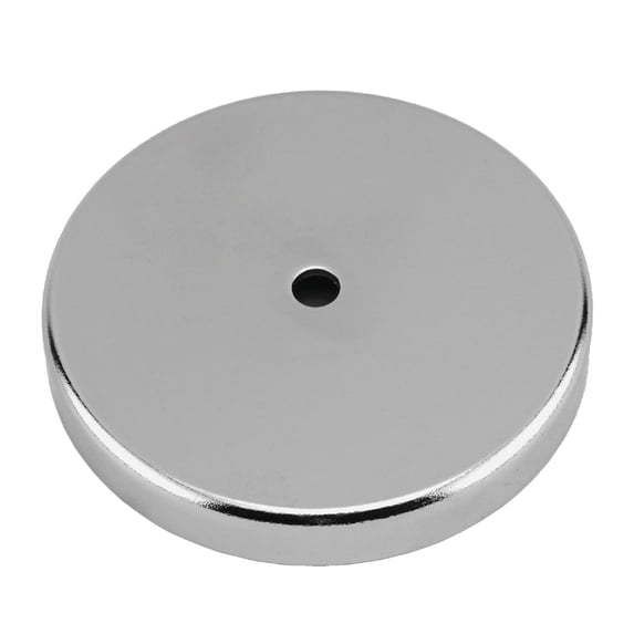 The Magnet Source Magnetic Base - Round Shape, Manual Power - 2 Piece ...
