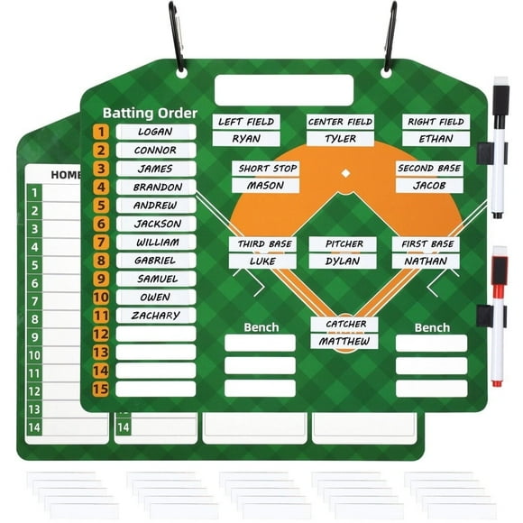 Magnetic Baseball Lineup Board