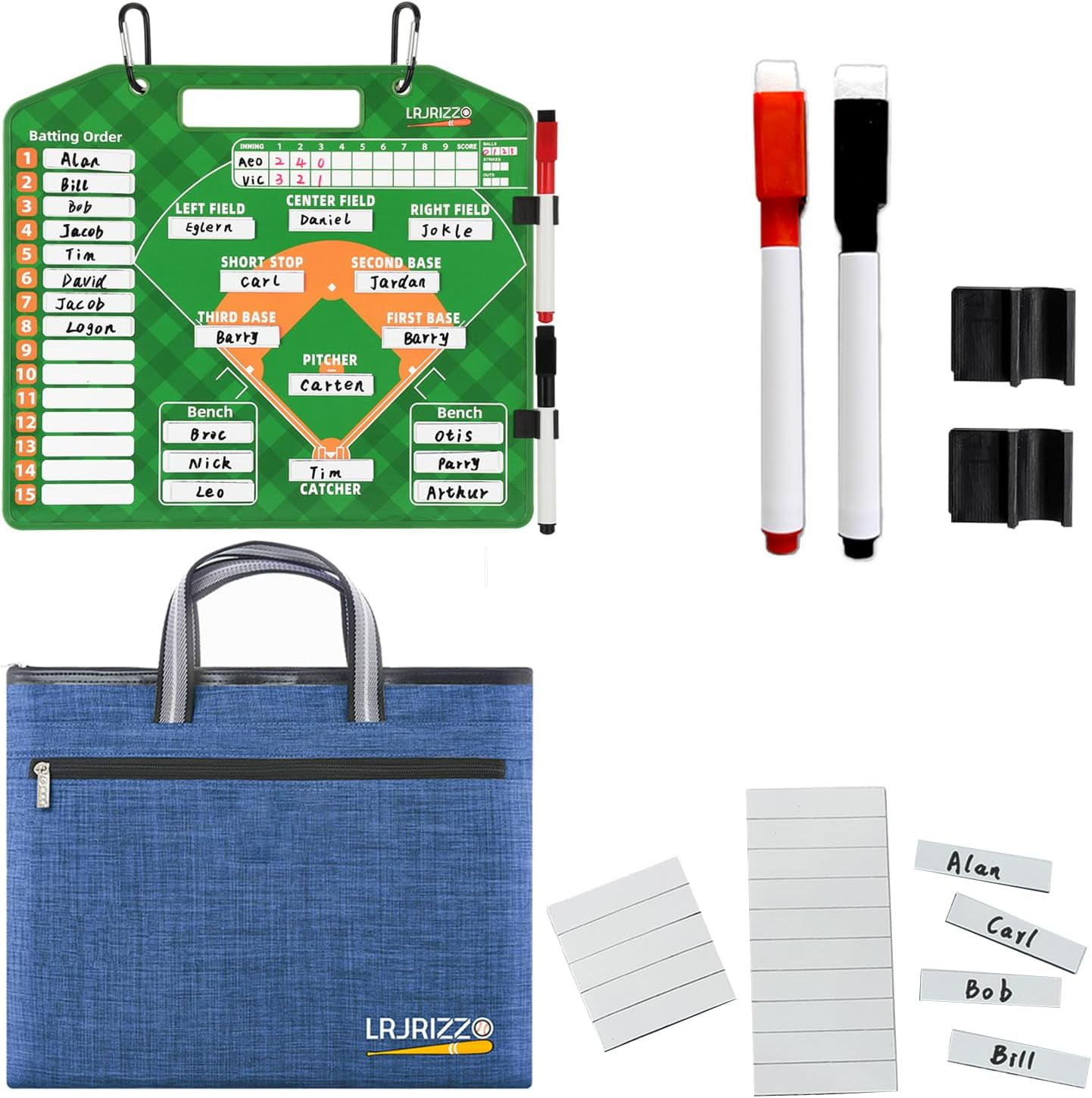 Magnetic Baseball Lineup Board，Baseball Lineup Magnets，Baseball Lineup ...