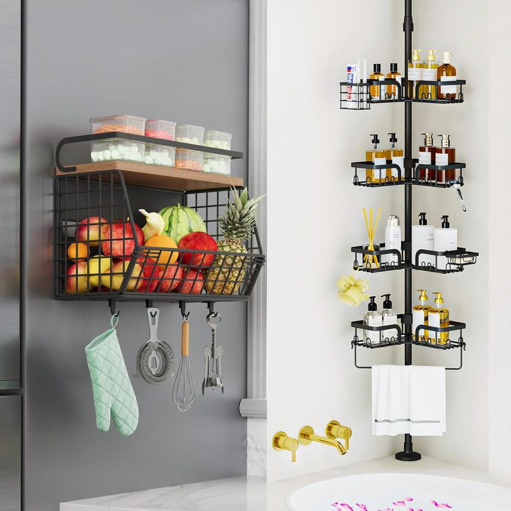 Magnetic Basket for fridge and corner shower caddy - Walmart.com