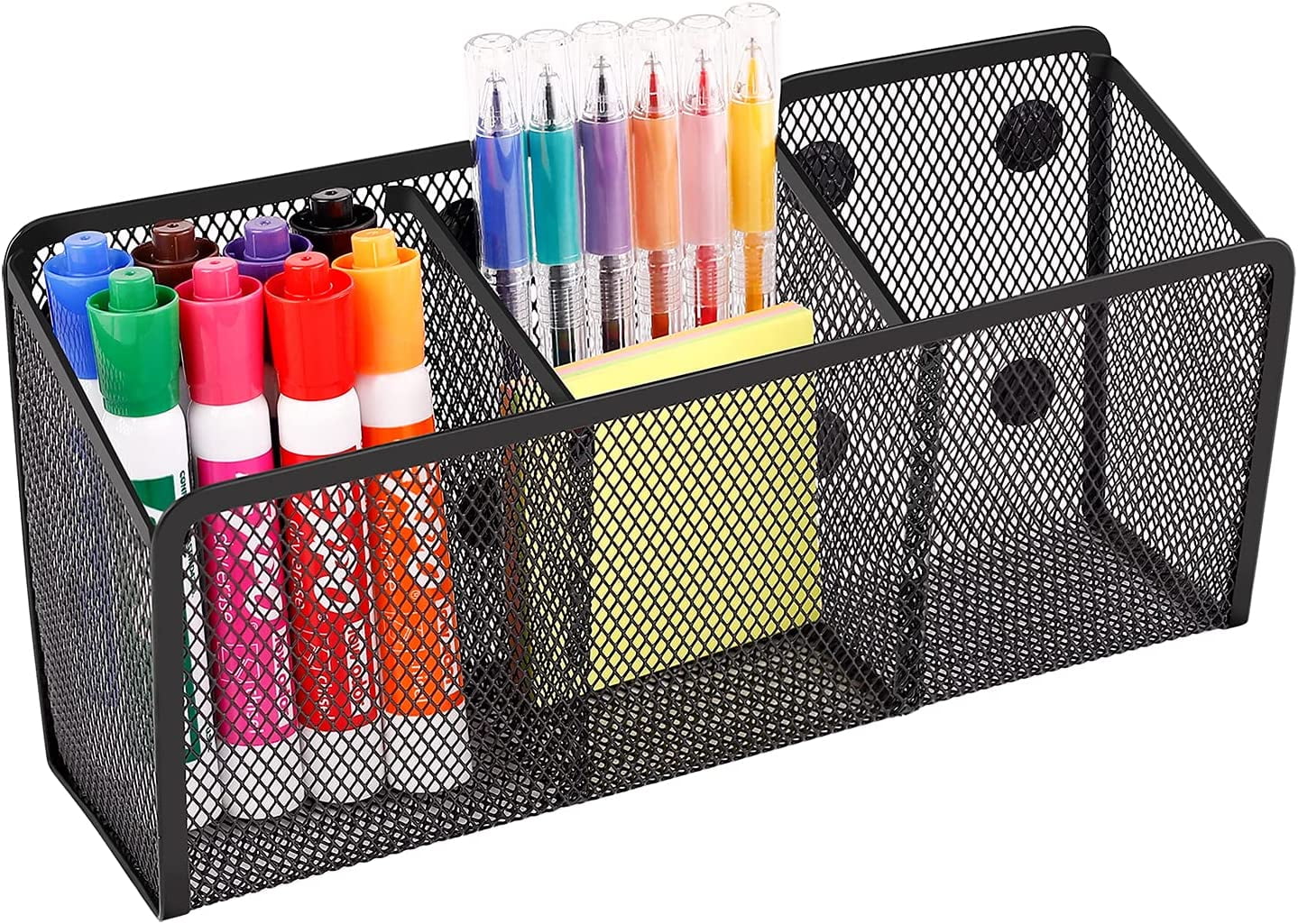 Magnetic Baskets for Organizing, TRIANU Magnetic Pen Holder with 3 ...