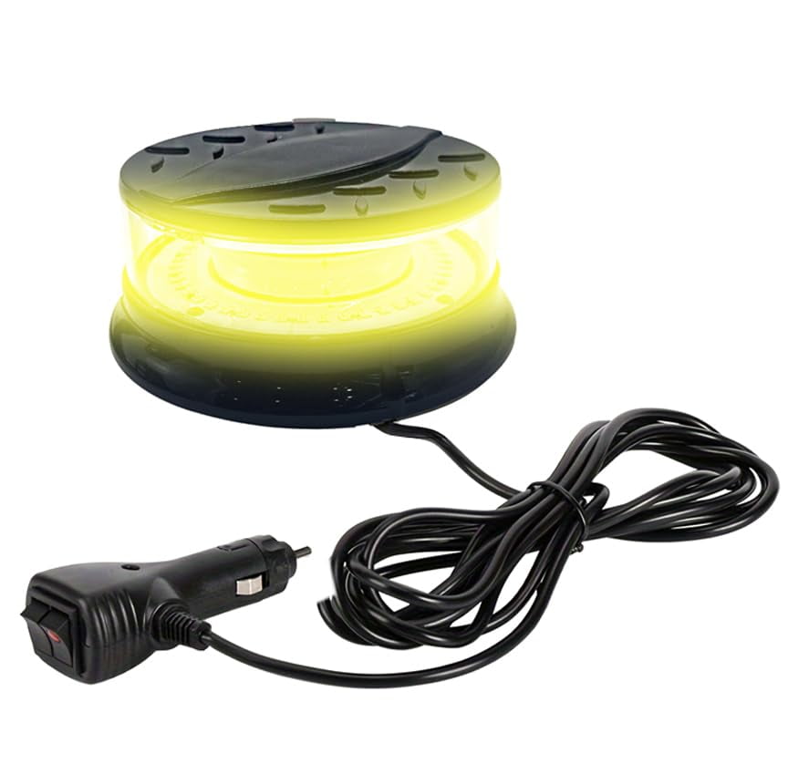 Magnetic Beacon Strobe Light - Amber LED Hazard Warning Lights for ...
