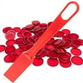 Magnetic Bingo Wand with 100 Bingo Chips - Red - Walmart.com