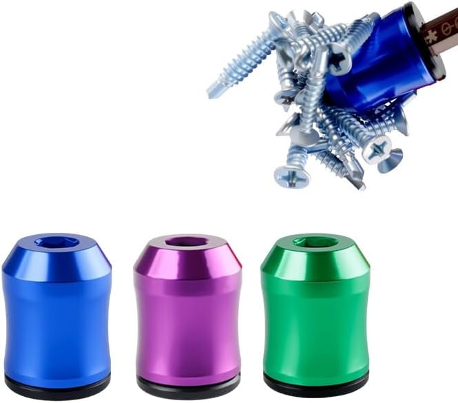 Magnetic Bit Holder, Alloy Magnetic Screw Ring Sleeve with Built-in ...