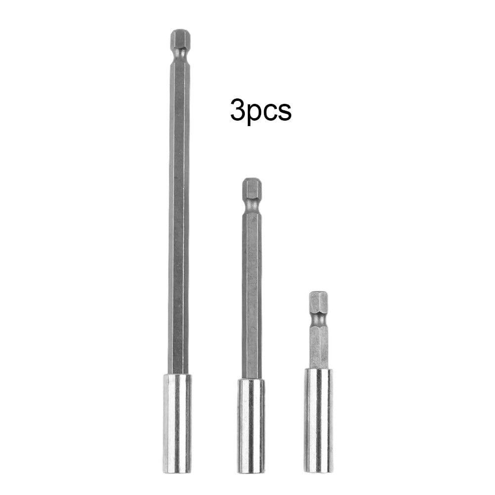 Magnetic Bit Holder Set 60/75/100/150Mm Extension Rod 1/4" Hex Shank ...