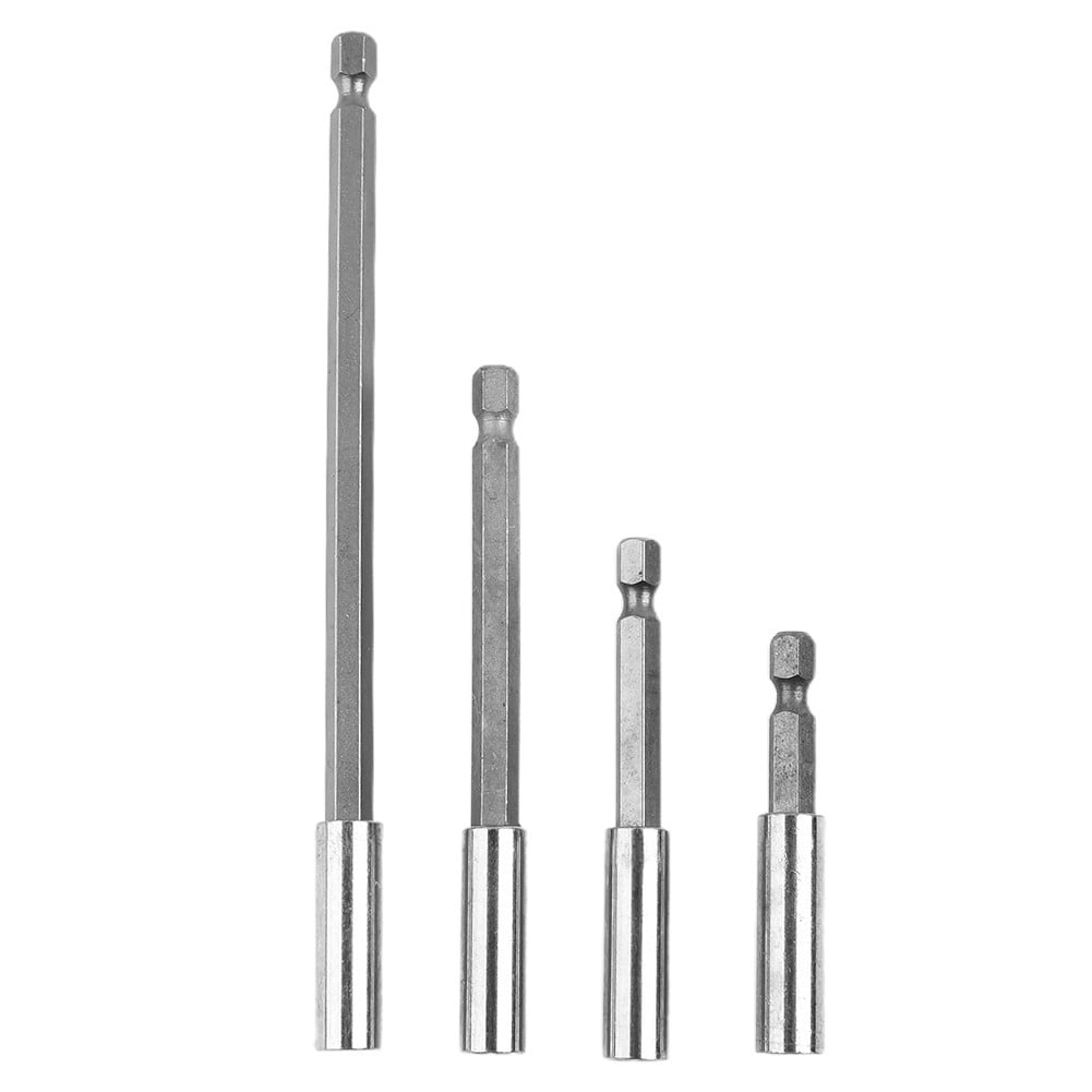 Magnetic Bit Holder Set 60/75/100/150mm Extension Rod 1/4" Hex Shank ...