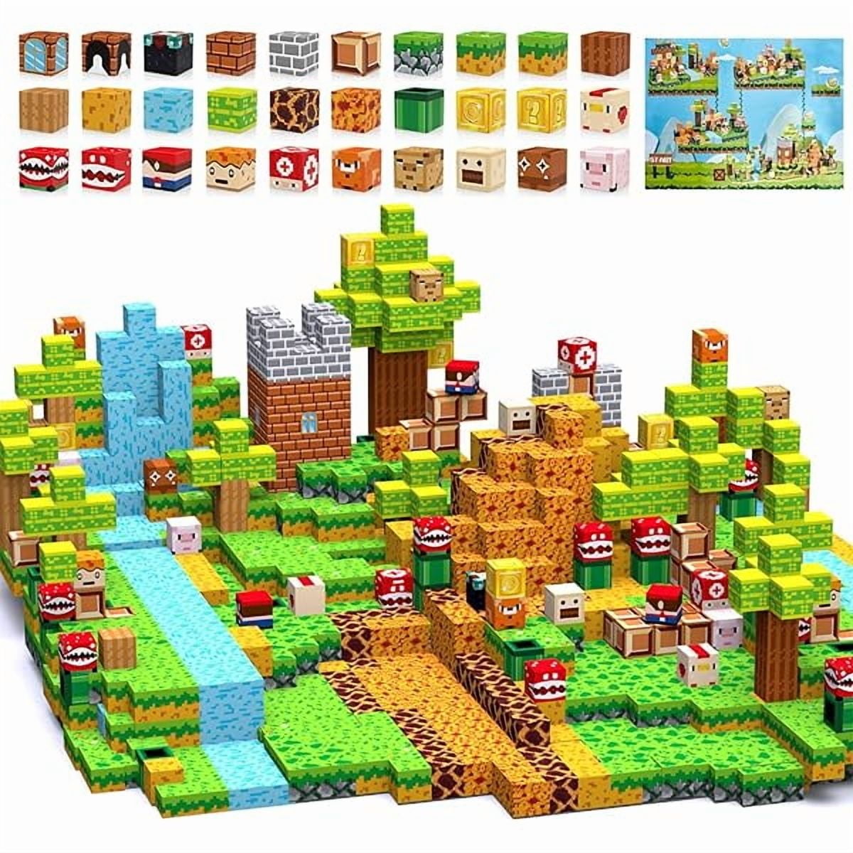Magnetic Blocks 140PCS Building Cubes for Boys Girls 3+, Build Mine ...