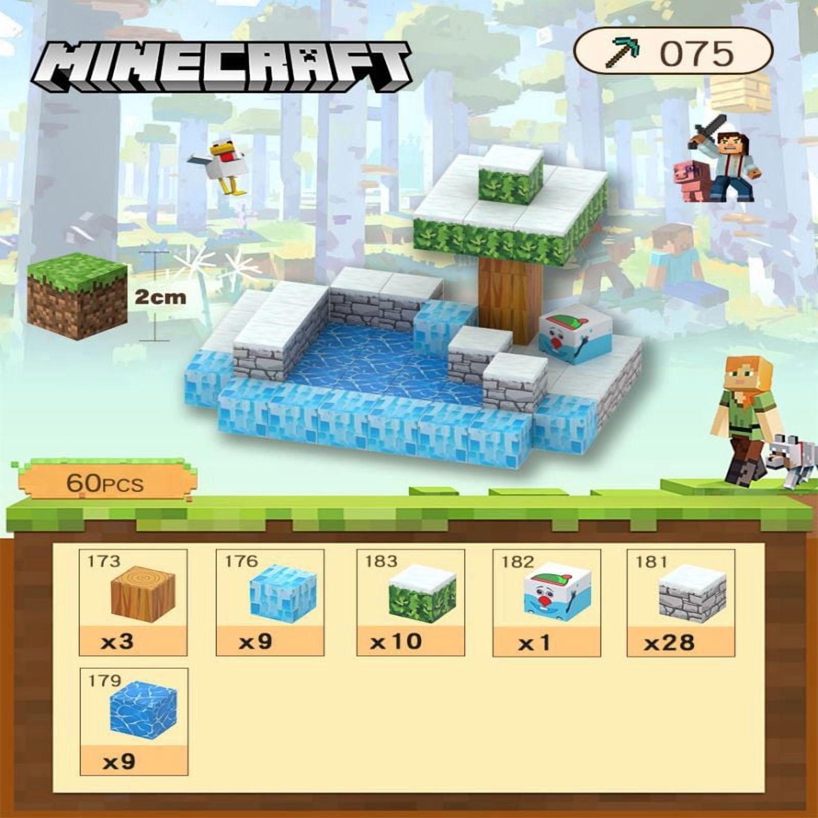 Magnetic Blocks - Minecraft Building Blocks - Construction Toys for ...
