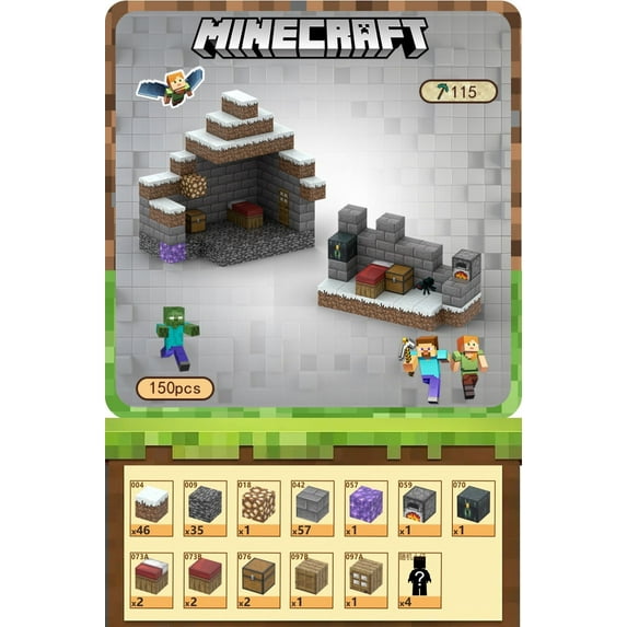 Magnetic Blocks - Minecraft Building Blocks - Construction Toys for ...