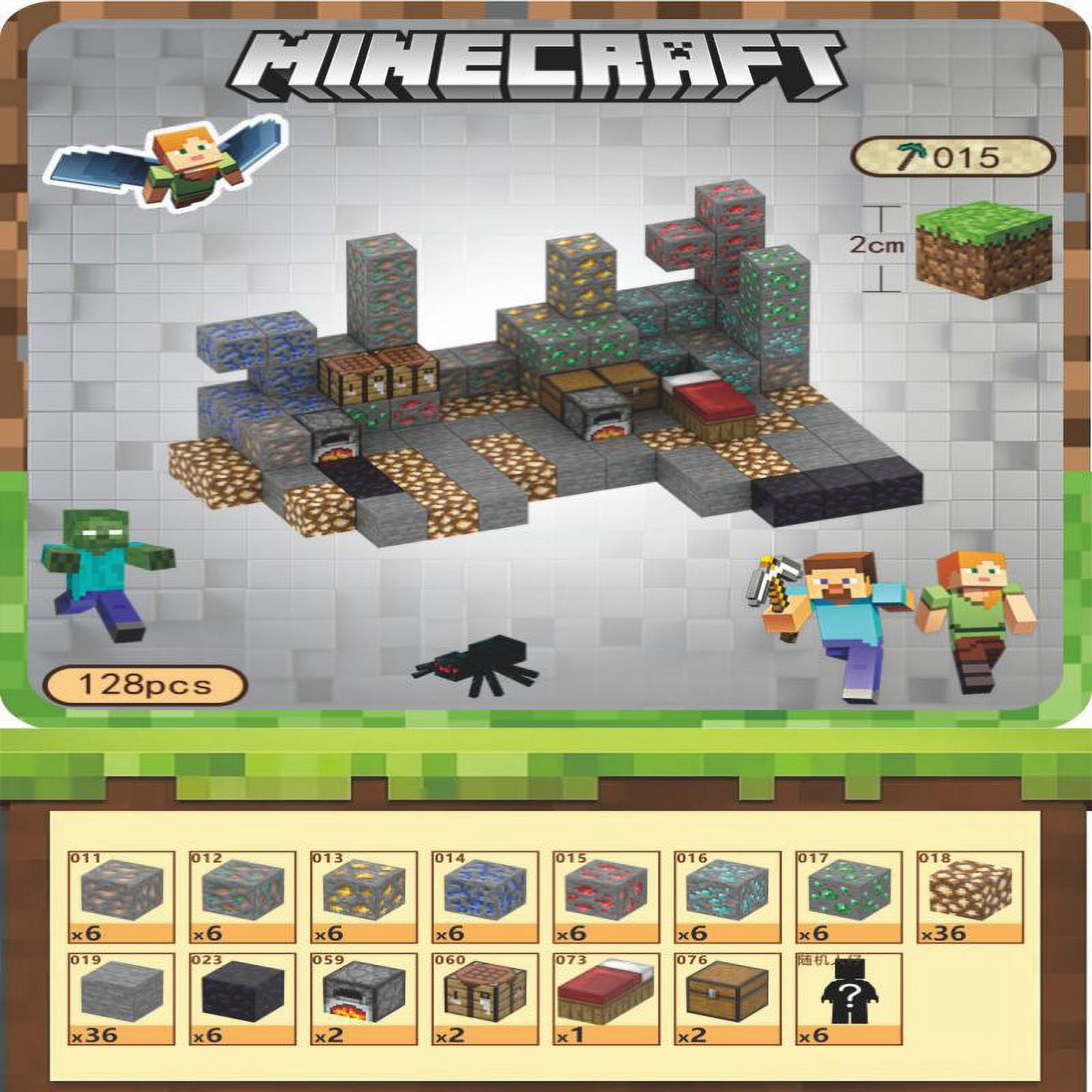 Magnetic Blocks - Minecraft Building Blocks - Construction Toys for ...