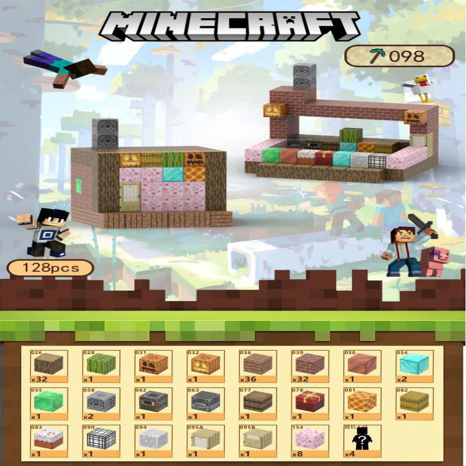 Magnetic Blocks - Minecraft Building Blocks - Construction Toys for ...