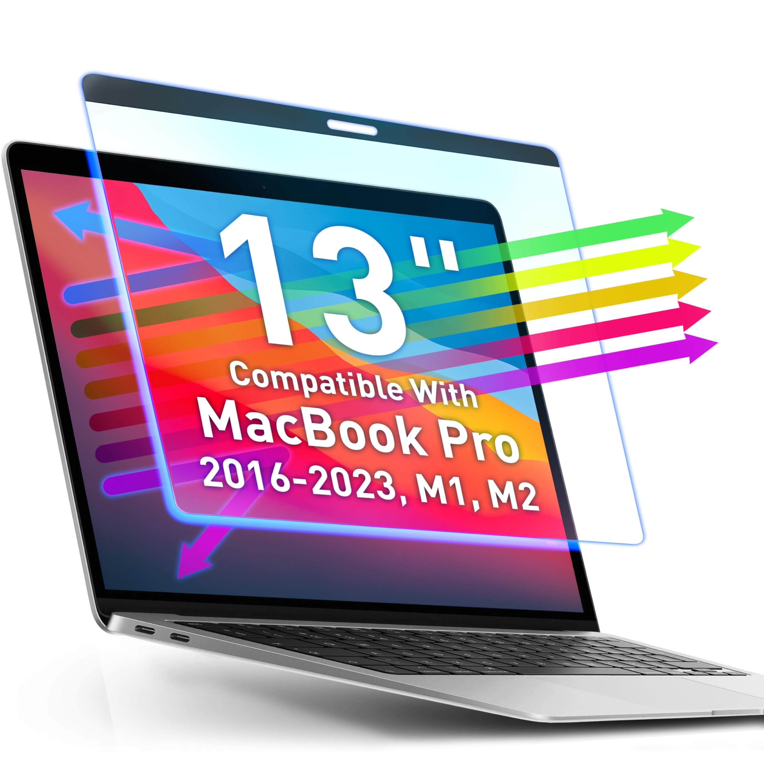 Magnetic Blue Light Screen Compatible with MacBook Pro 13" 2016-2023 ...