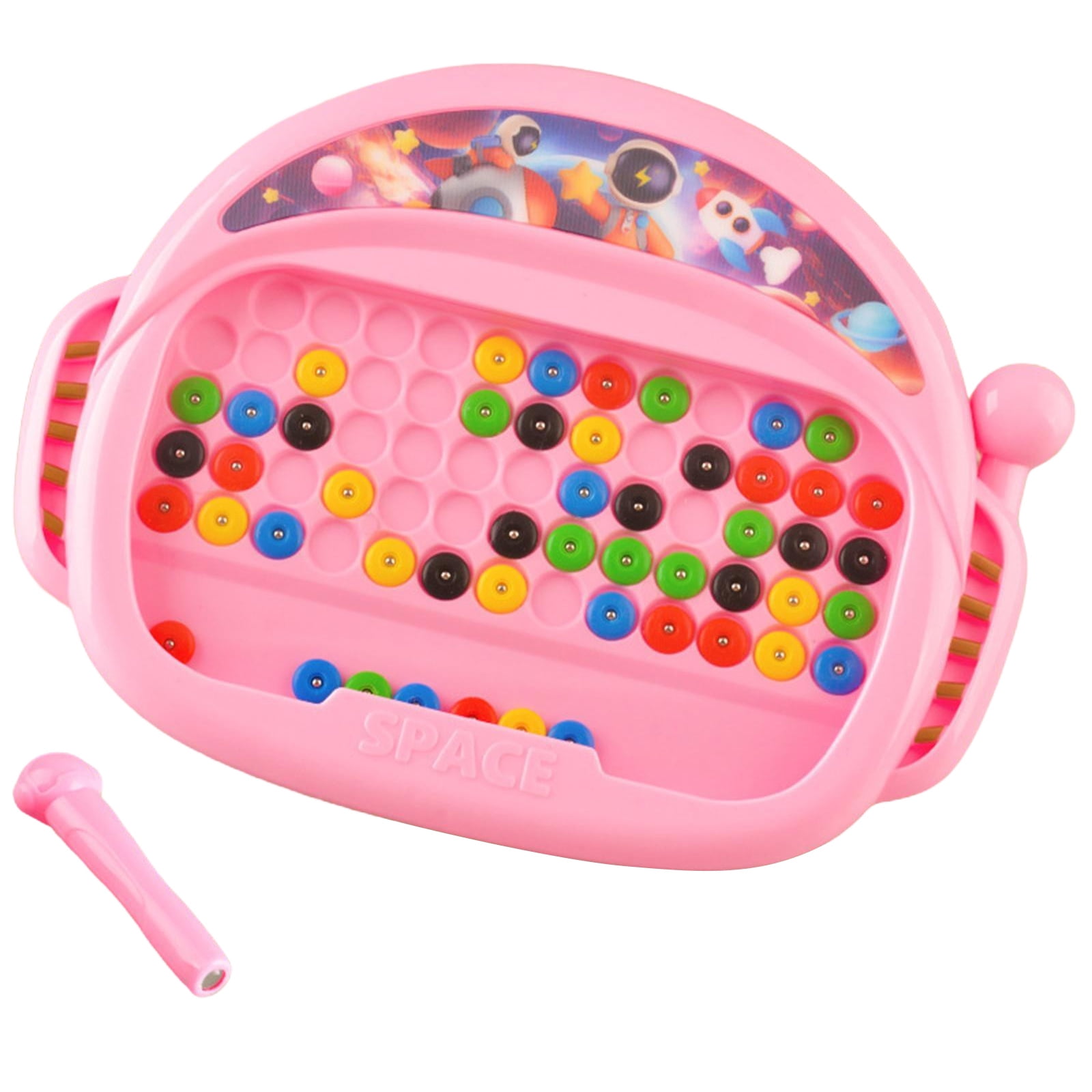 Magnetic Board for Kids, Children'S Magnet Drawing Board with Beads and ...