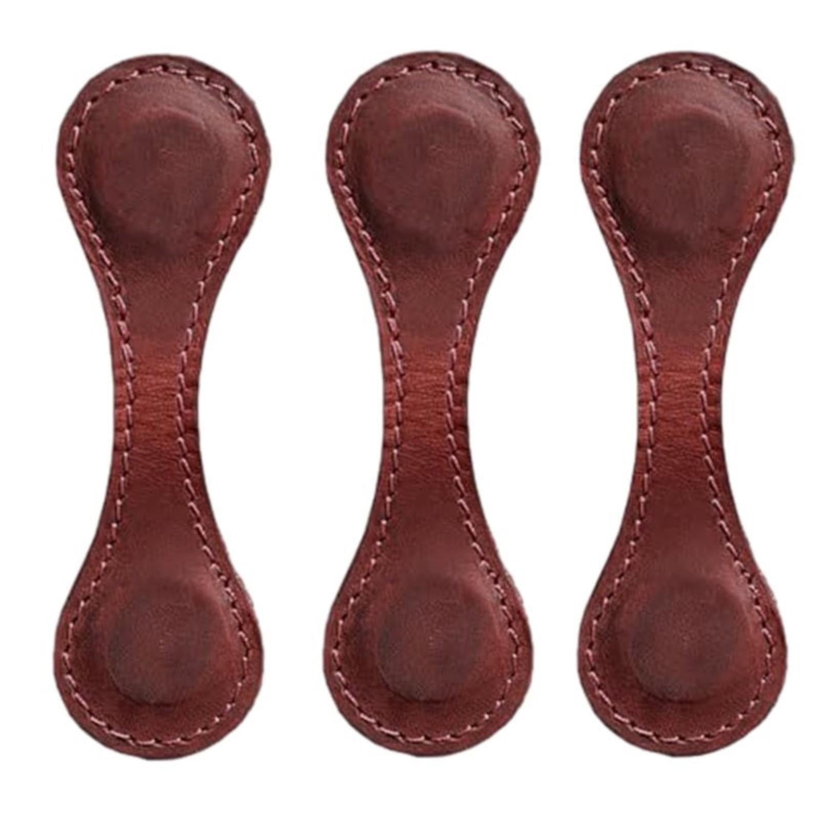 Magnetic Bookmarks, 3PCS Faux Leather Bookmark Vintage Book Mark Double ...