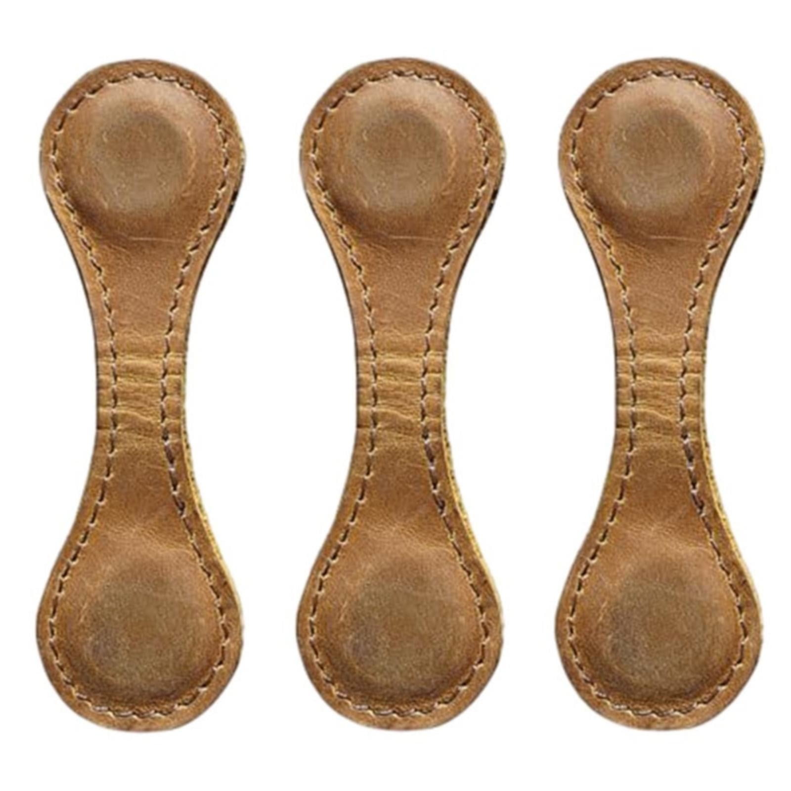 Magnetic Bookmarks Are Light Brown|Leather Book Clips Vintage Students ...