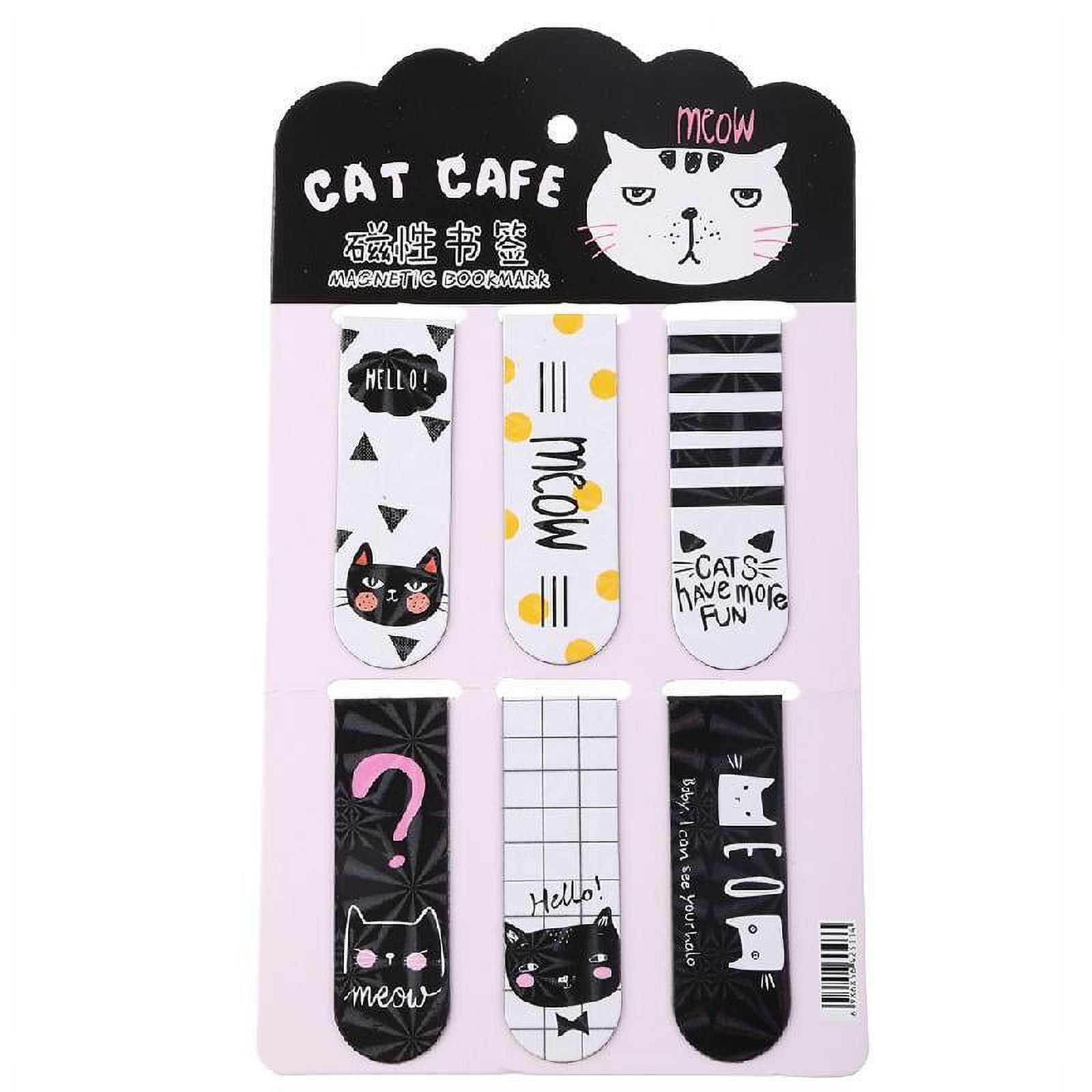 Magnetic Bookmarks Cute Book Mark Stationery Reading Accessories Paper ...
