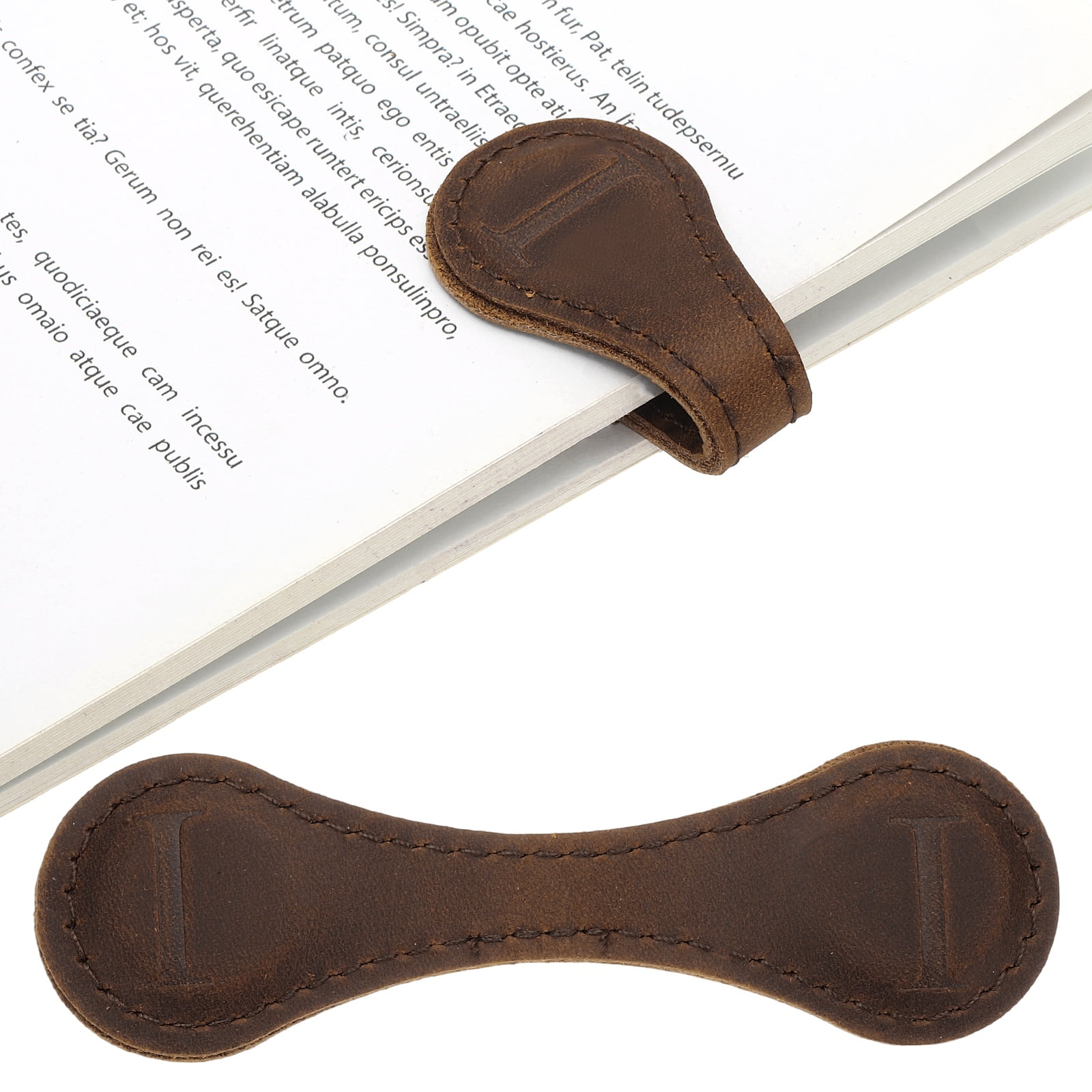 Magnetic Bookmarks, Initial Book Marks Letter I Magnet Page Markers for Book Reading Men Women ...