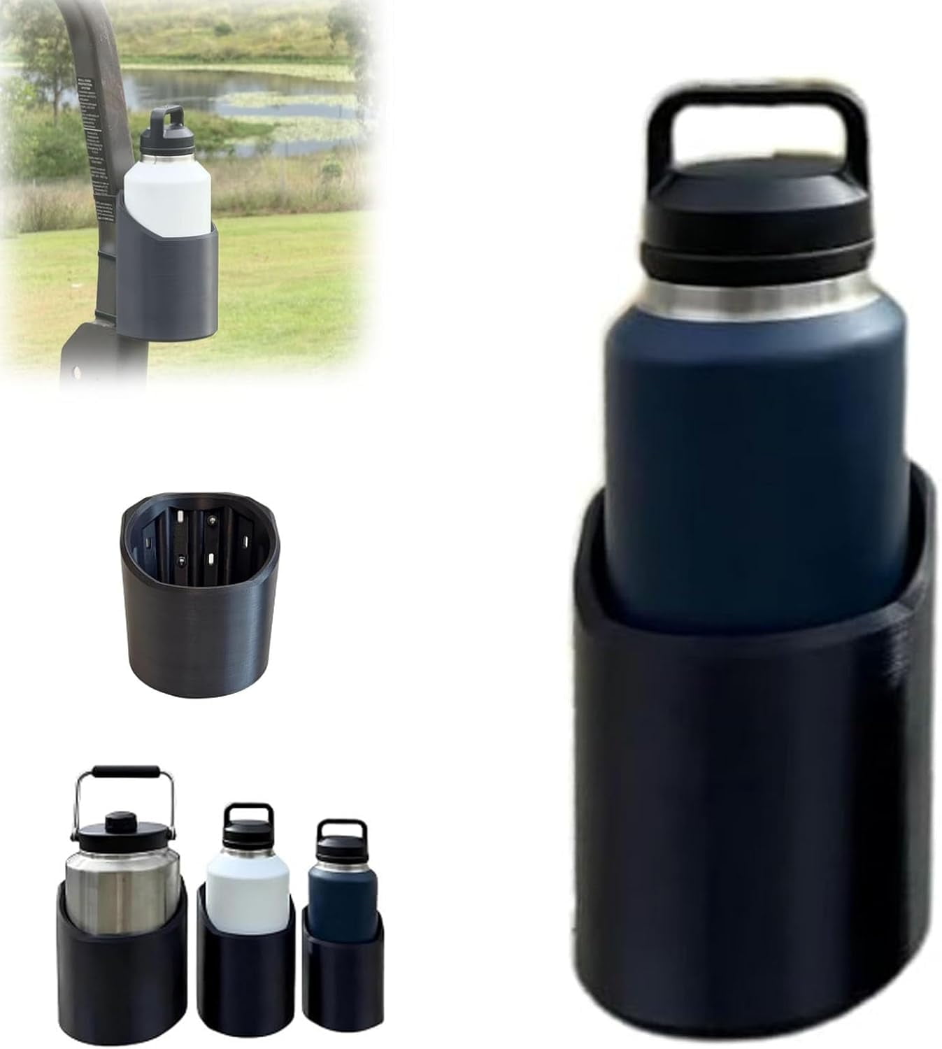 Magnetic Bottle Mounts for 46, 50, 64 Oz, Heavy Duty Strong Magnetic ...