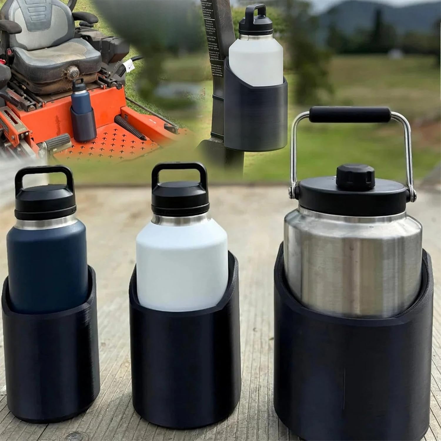 Magnetic Bottle Mounts for 46, 50, 64 Oz, Magnetic Bottle Holder ...