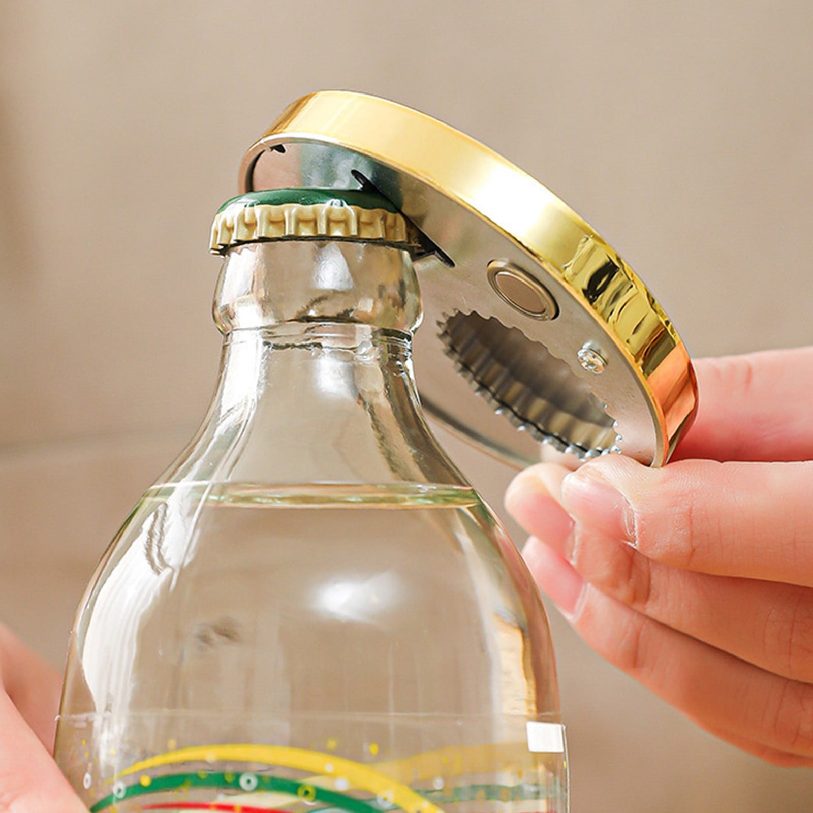 Magnetic Bottle Opener Sticker, Portable Beer Opener, Thickened Design ...