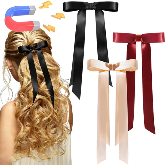 Magnetic Bow Clip,Klix Magnetic Hair Clips for Styling, Mini Butterfly ...