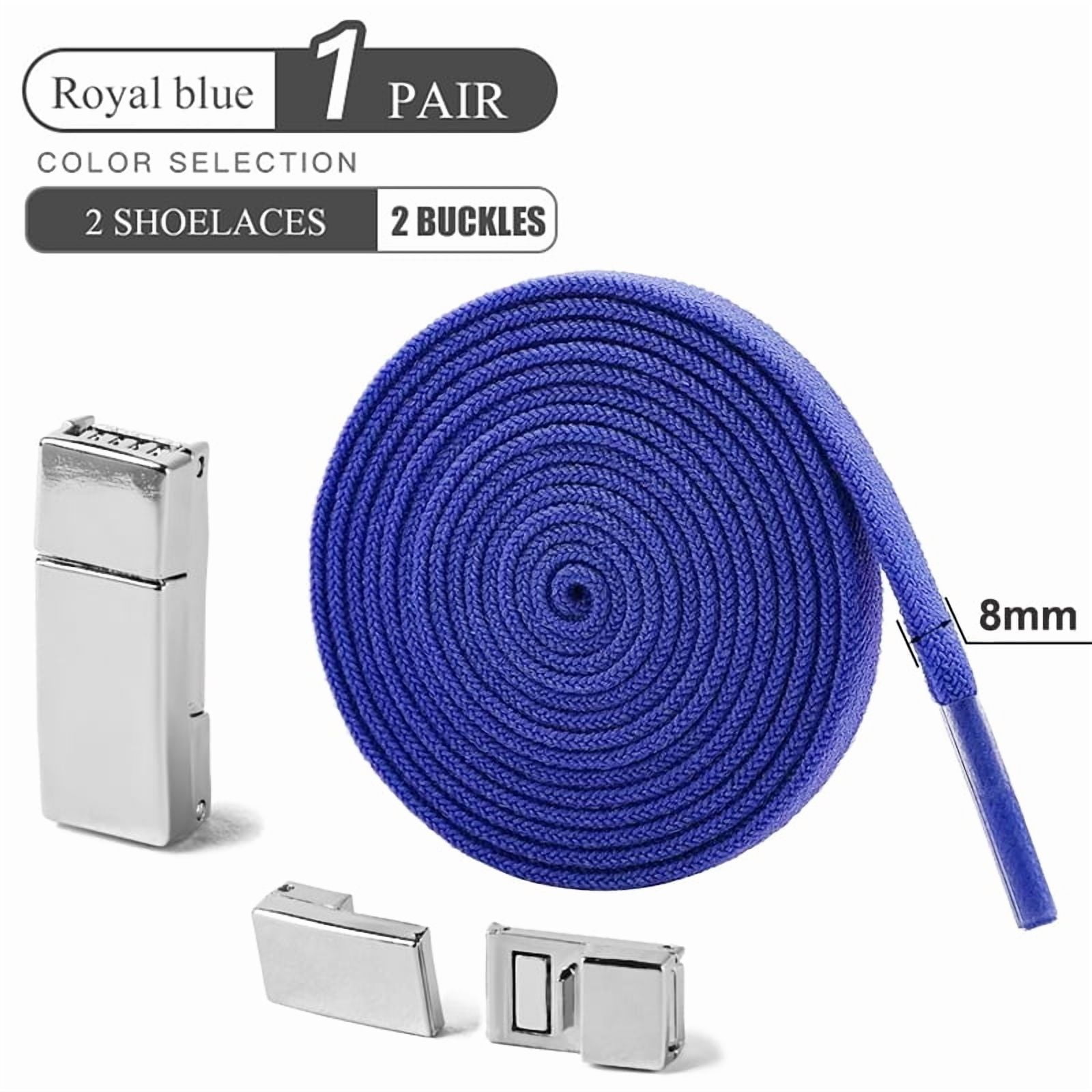 Magnetic Buckle No Tie Elastic Shoelaces Widened Flat for Kids Adults ...