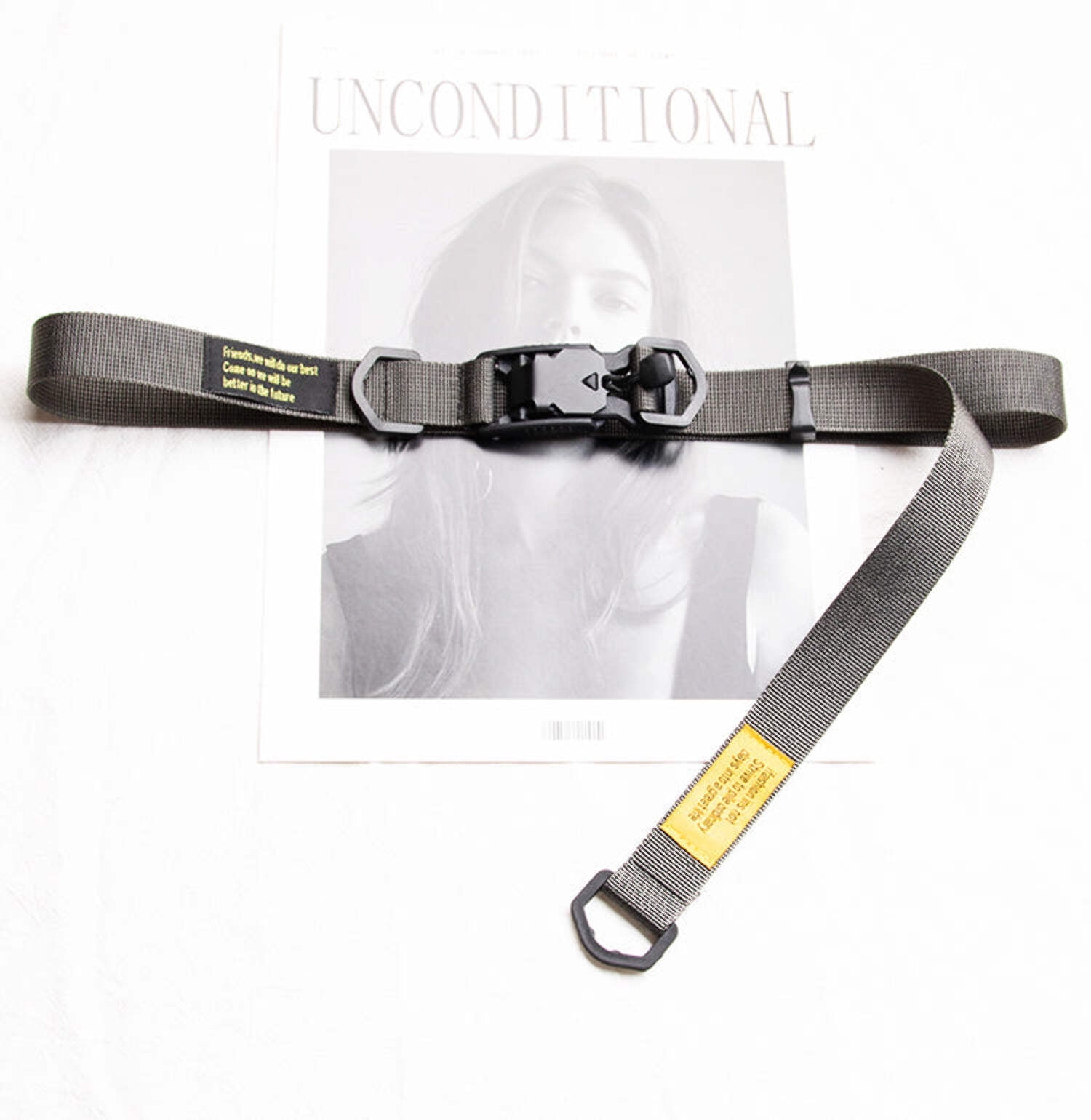 Magnetic Buckle Overalls Canvas Belt Men And Women - Walmart.com