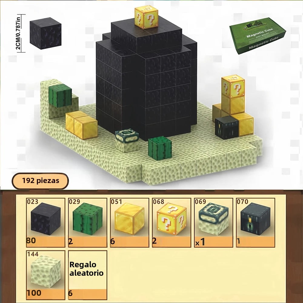 Buildable Underground World: 360° Rotating Magnetic Mining Set with LED ...