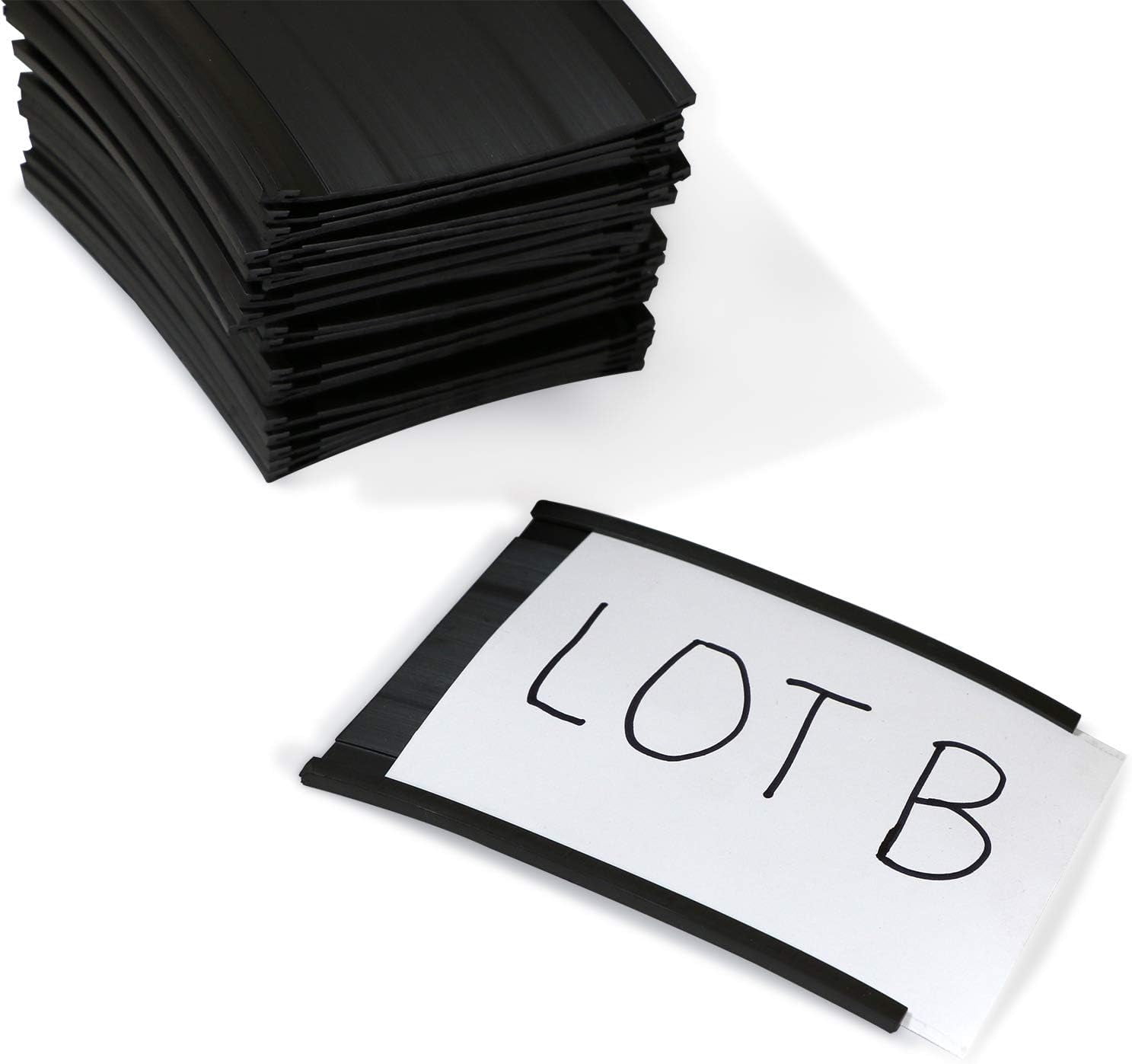 Magnetic 'C' Channel Label Holders for Metal Racks and Shelves | 3" X 4 ...