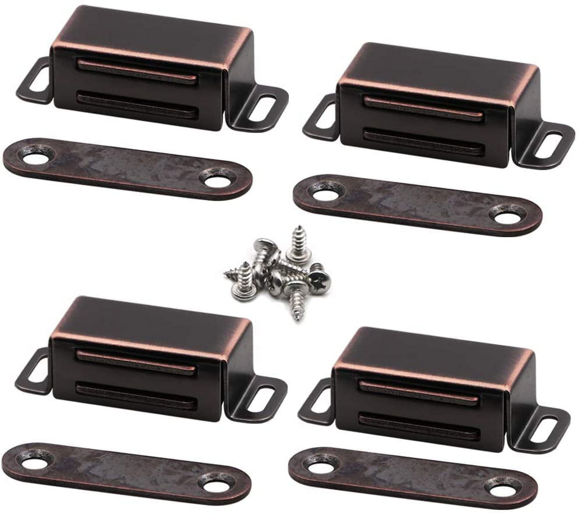 Magnetic Cabinet Door Catch- Stainless Steel Closet Catches with Strong ...