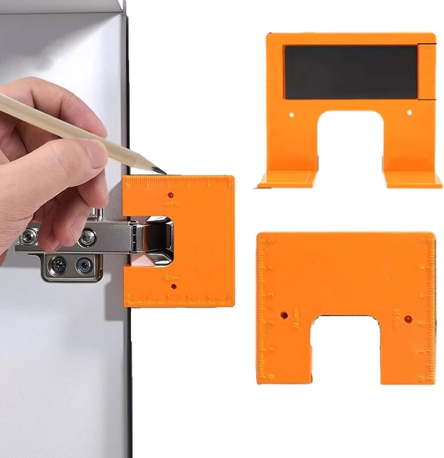 Magnetic Cabinet Door Hinge Spacer with Scale, 2mm Gap Alignment Tool ...