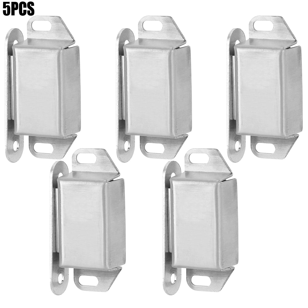 Magnetic Cabinet Door Latch Catches - Set of 5, for Wardrobe and ...