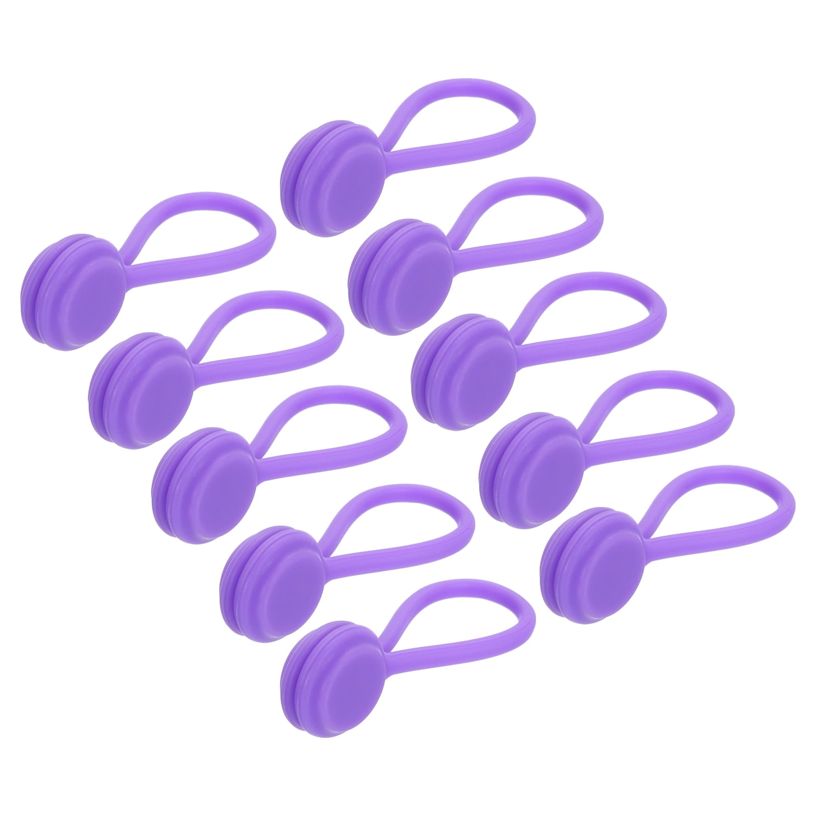 Magnetic Cable Clips 4.3 Inch x 0.6 Inch Purple for Home, Kitchen ...