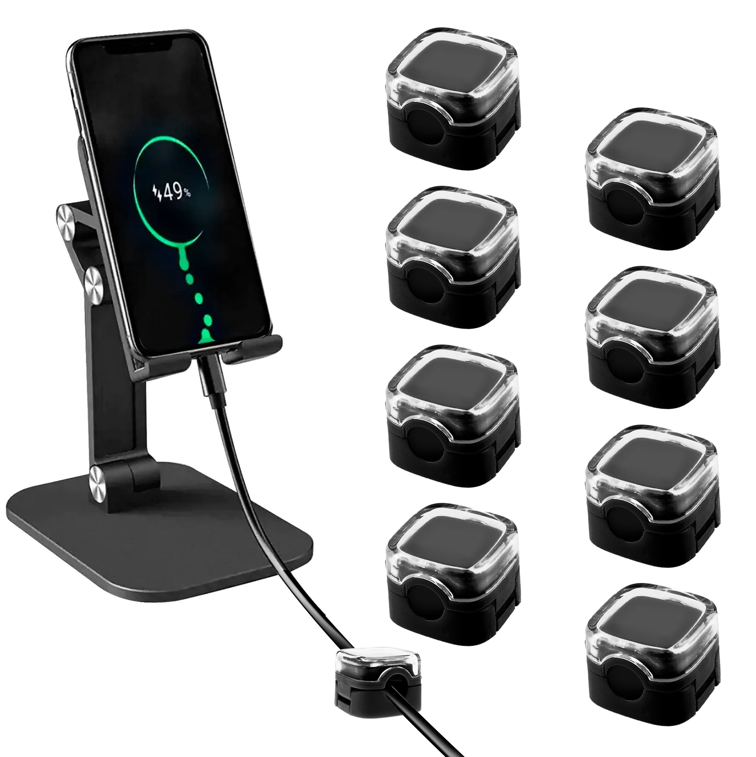 Magnetic Cable Clips 8Pack Cord Organizer Cable Management, [Easily ...