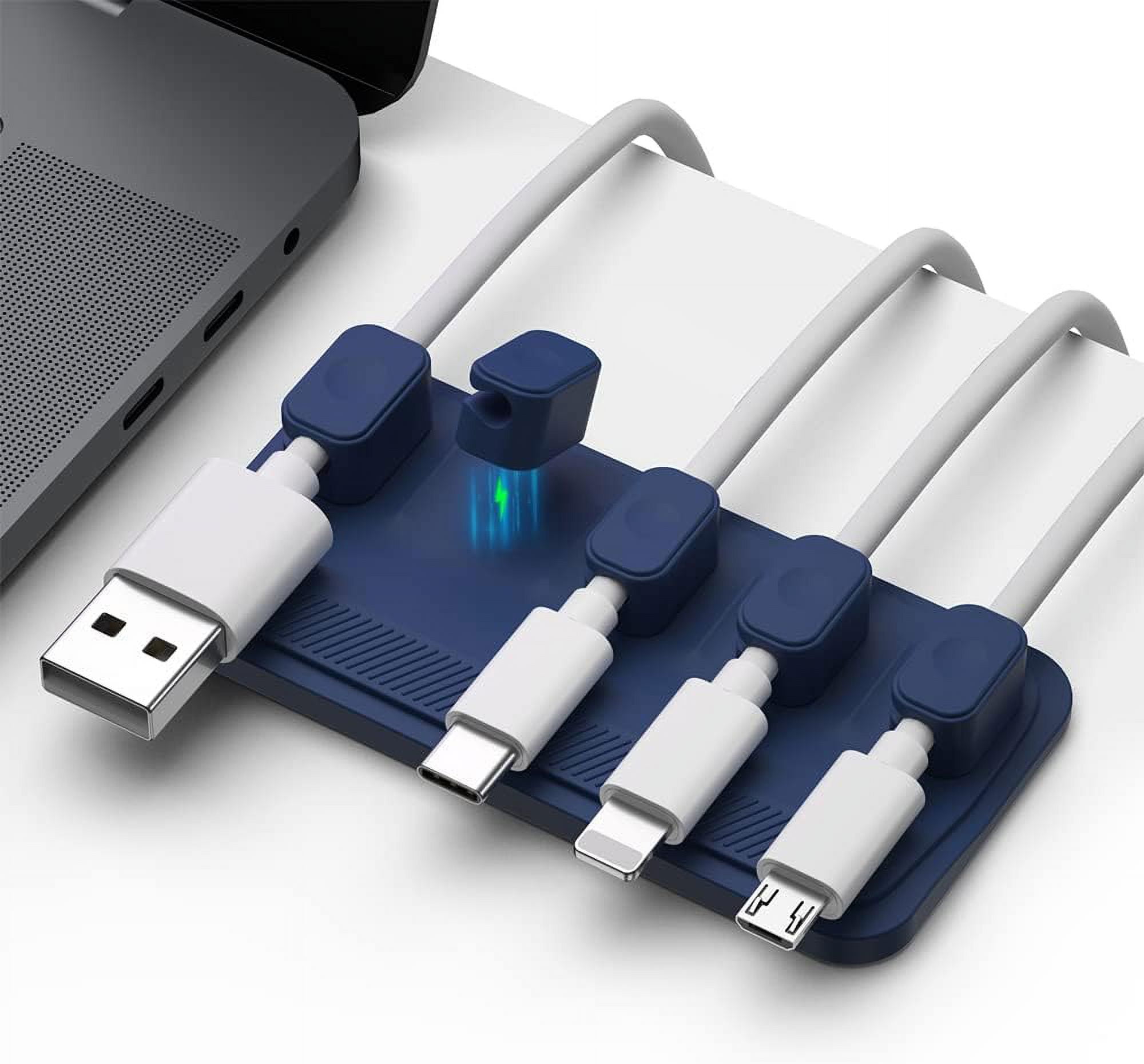 Magnetic Cable Management, Cord Organizer, Multipurpose Cable Holder ...
