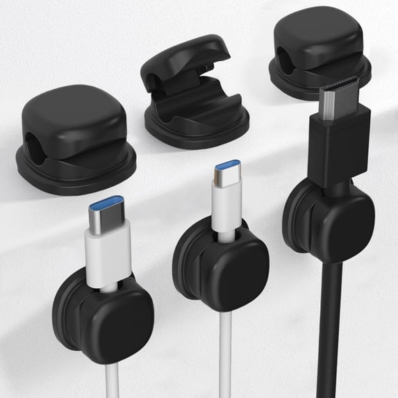 Magnetic Cable Organizer Clips, Cord Holder with Strong Adhesive ...