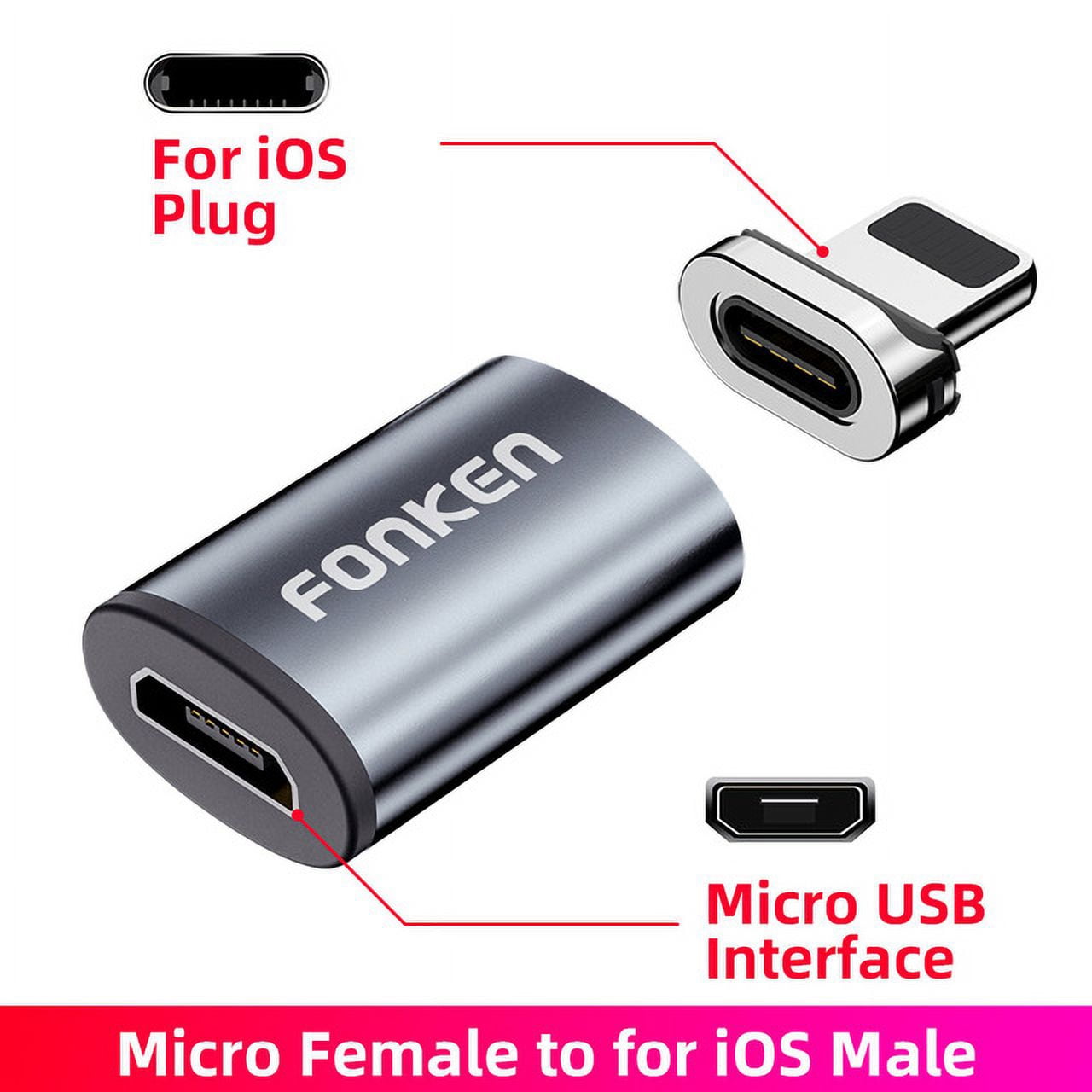 Magnetic Cable Plug Tip USB Cable Connector Type C Magnetic Charge ...