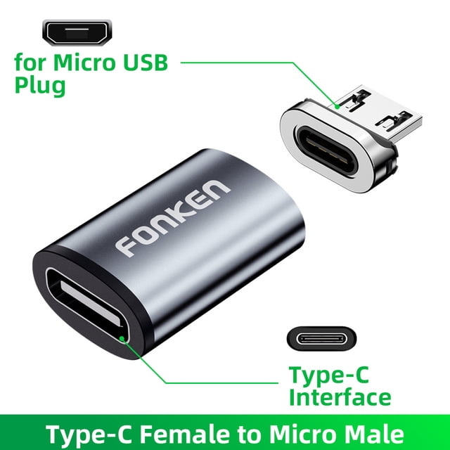 Magnetic Cable Plug Tip USB Cable Connector Type C Magnetic Charge ...