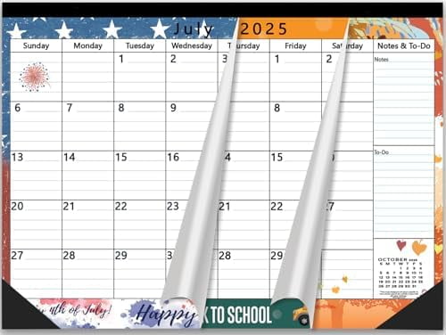 Magnetic Calendar 2025-2026 for Fridge, 17x12 Inches, Large, Schedule ...