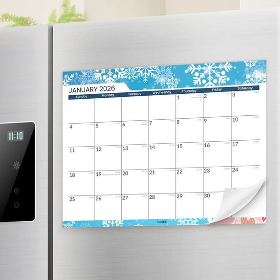 Magnetic Calendar for Refrigerator 2026-2027 from October 2025 to June ...