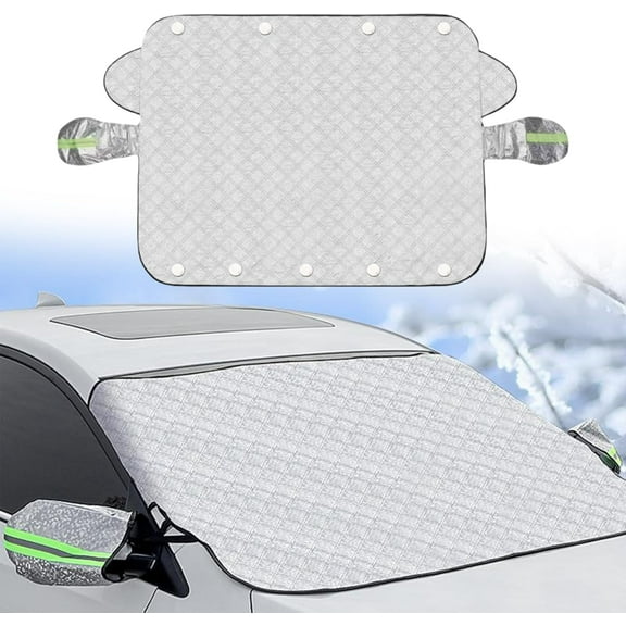 4-Layer Magnetic Car Windshield Cover, 2026 Upgraded Ice & Snow ...
