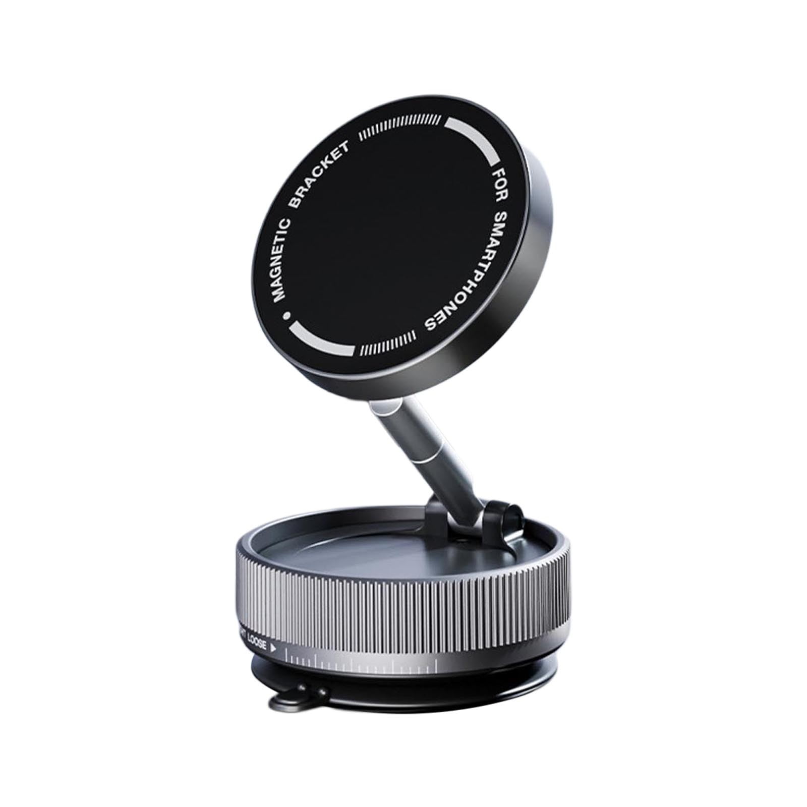 Car Phone Holder, 360Â° Adjustable Vacuum Suction Mount - Universal Phone Stand for Car, Smooth ...