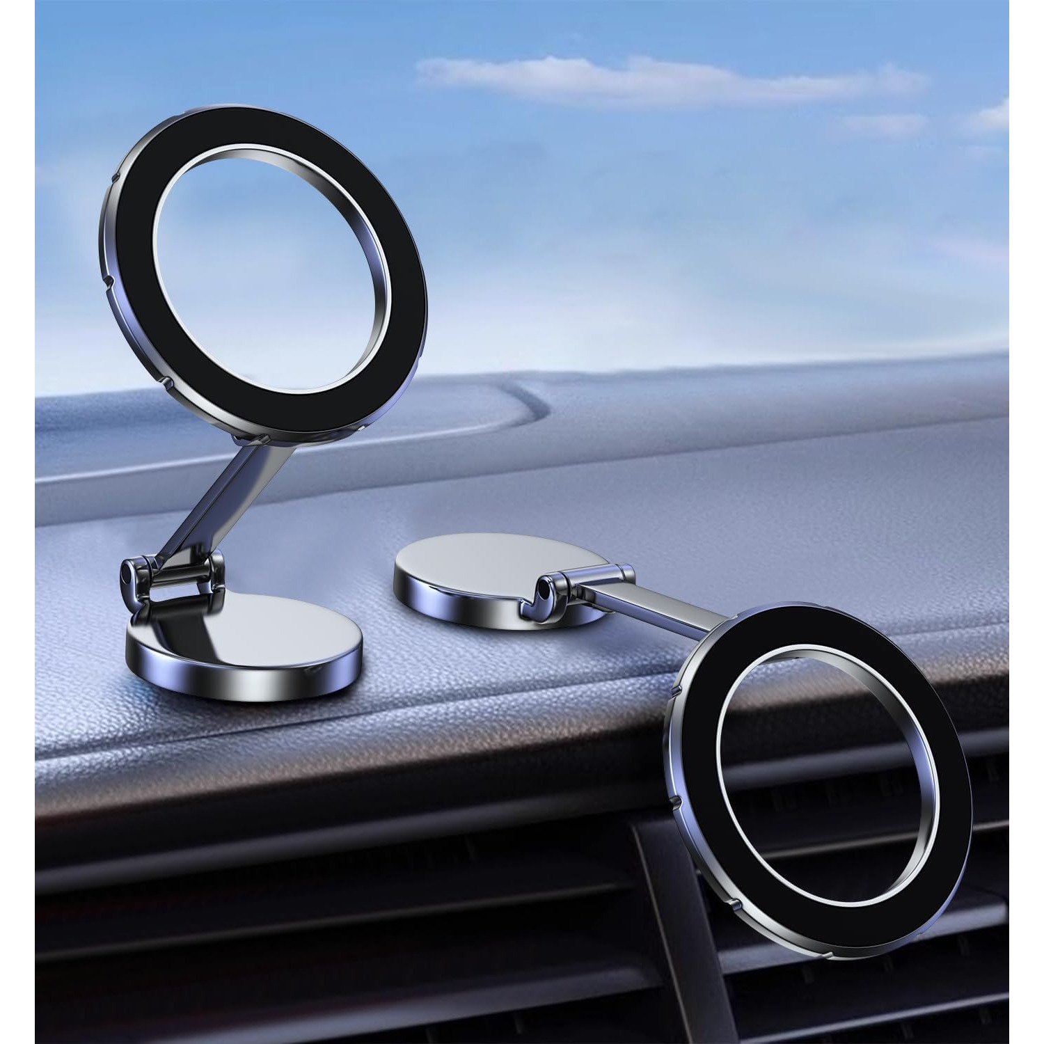 Magnetic Car Phone Holder For Magsafe Car Holder, Foldable And 360 ...