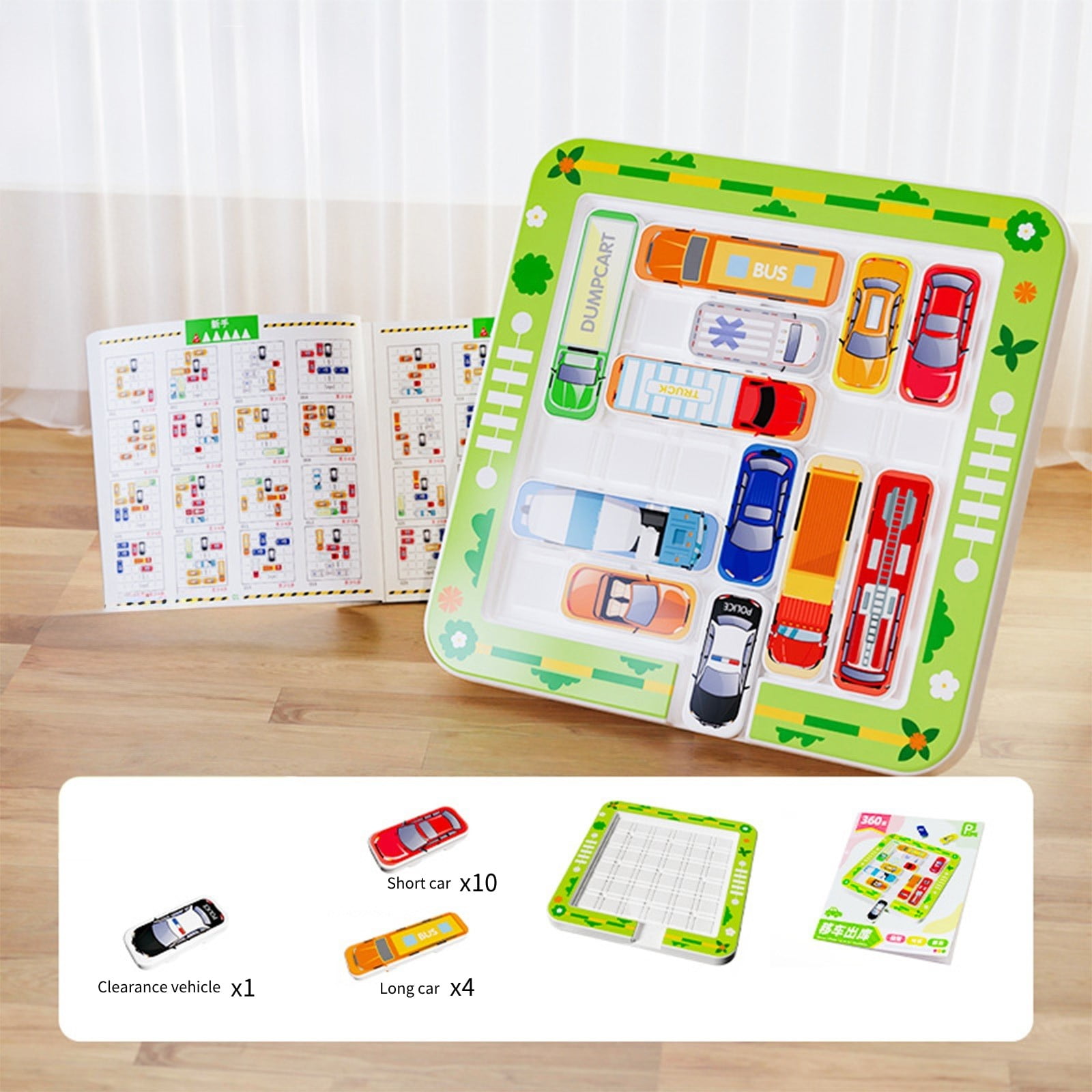 Magnetic Car Puzzle Board Game for Klds, 360 Challenges Educational ...