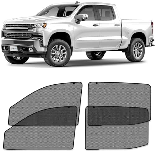 Magnetic Car Window Shades for Chevrolet (Chevy) Silverado 1500 2019 ...